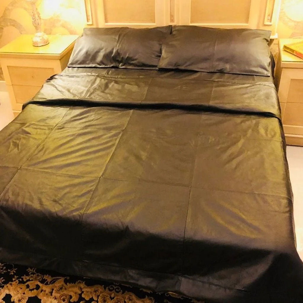 Leather Bedsheets| LeatherViz Luxurious Bedsheet Collection ...